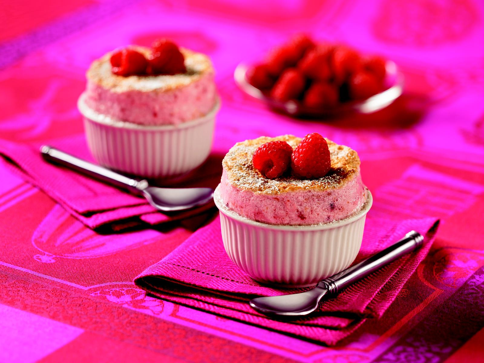 Yolkless Raspberry Soufflé
