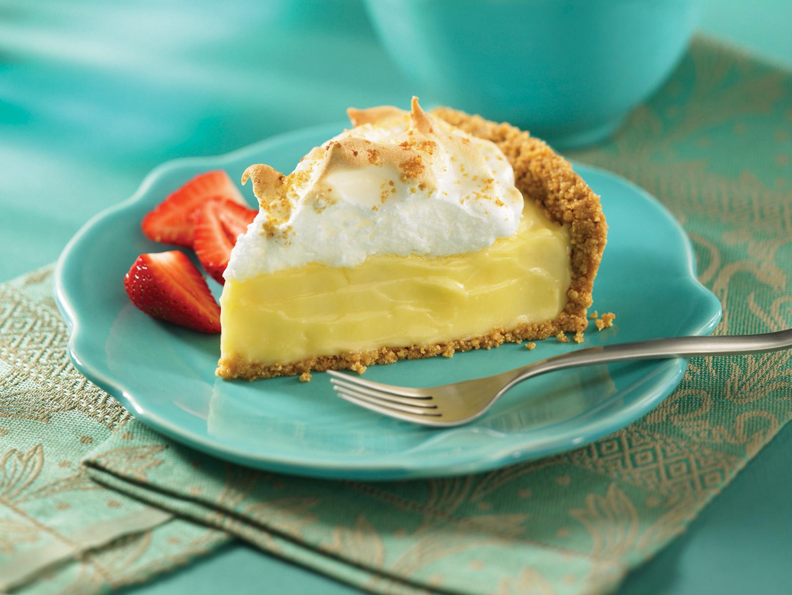 Tarte à la crème anglaise et aux miettes grand-maman