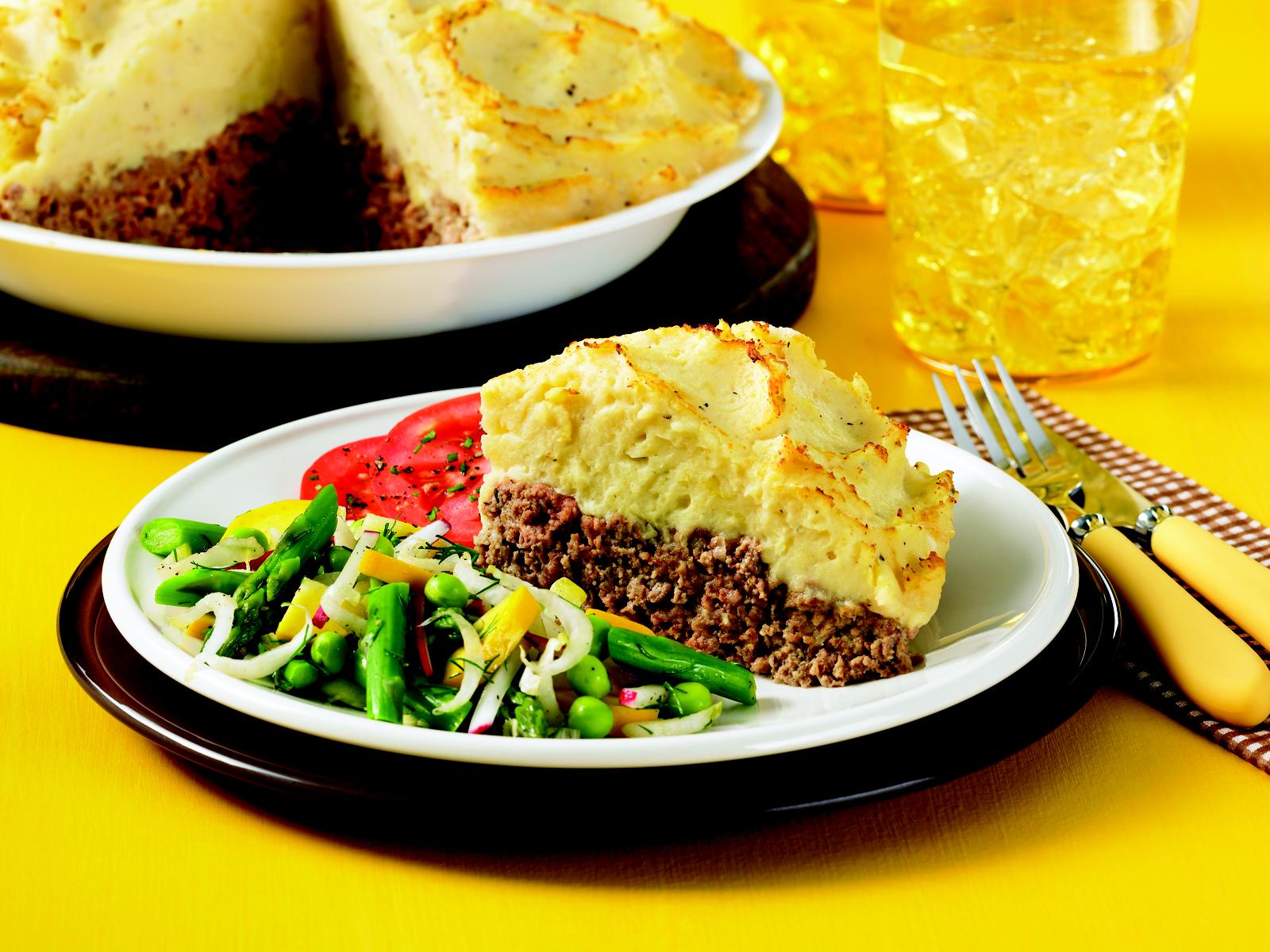 Meatloaf 'Meringue' Pie