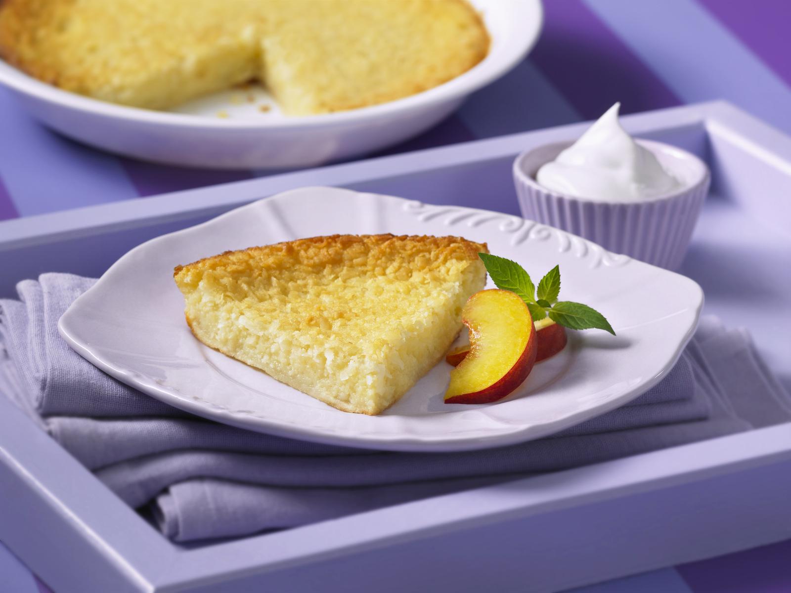 Impossible Coconut Custard Pie