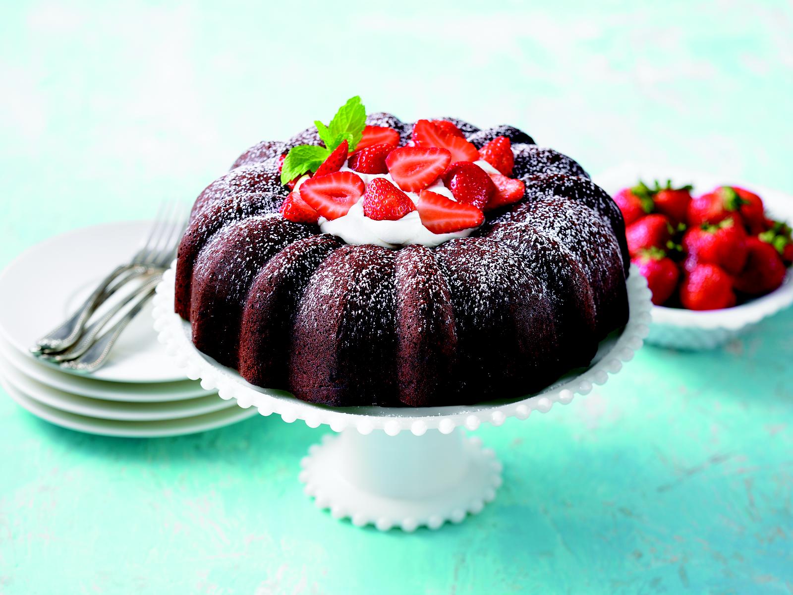 Dark Chocolate Pound Cake