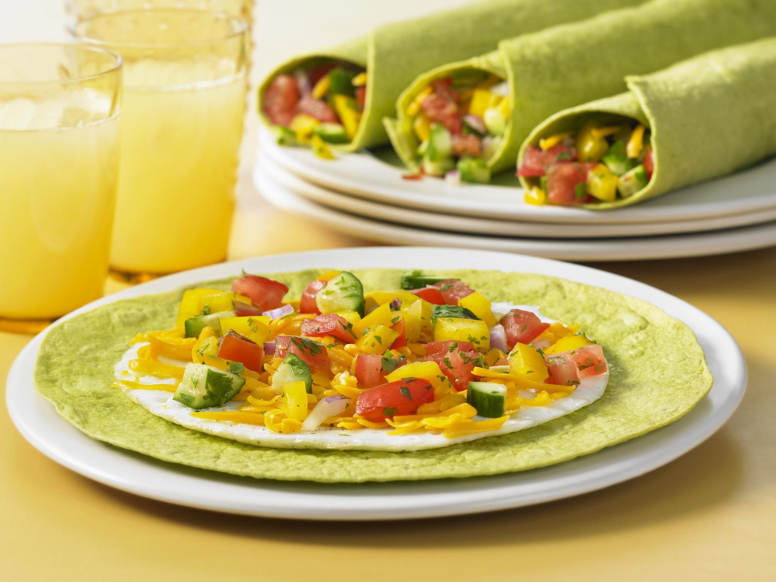 Egg Salsa Wrap