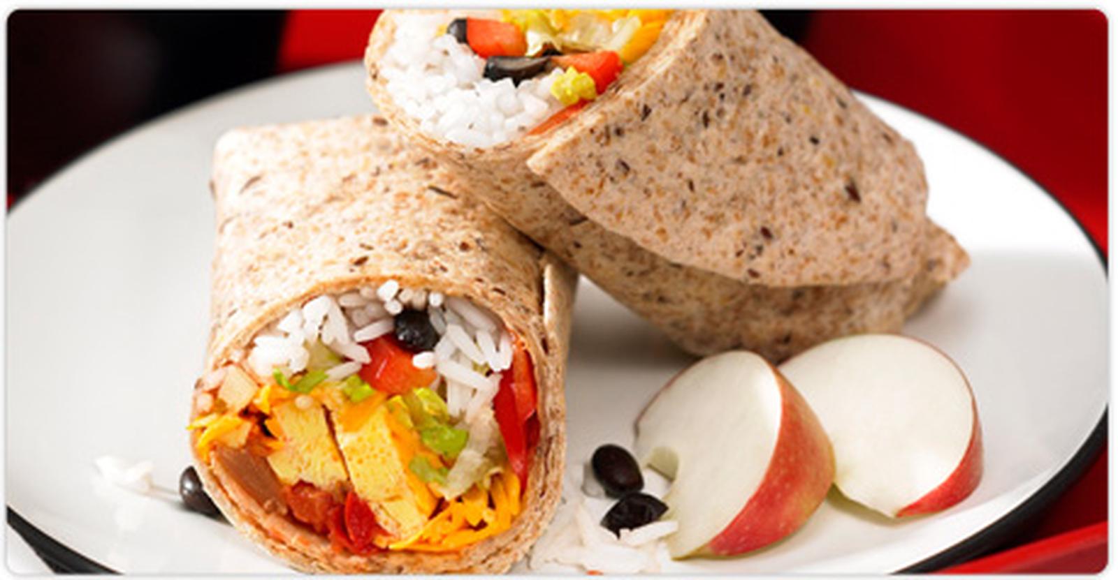 Burrito du petit déjeuner