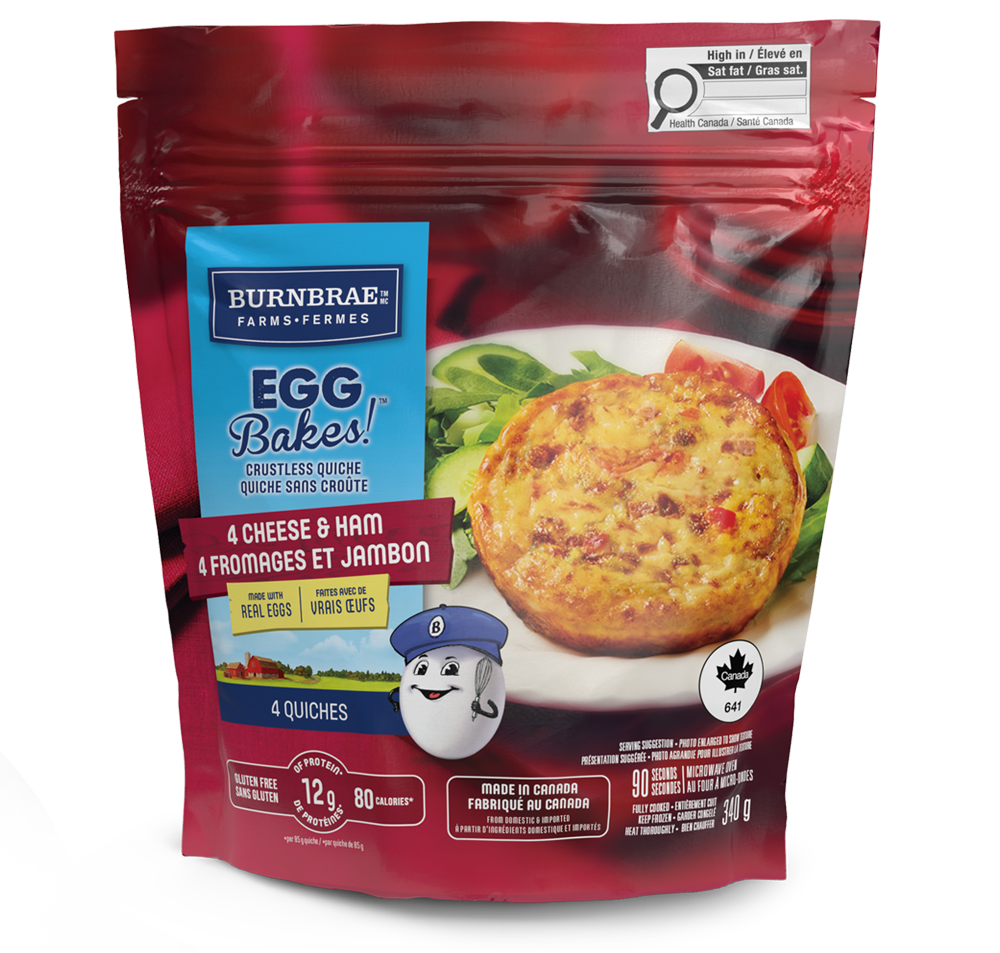 EGG Bakes! 4 Cheese & Ham