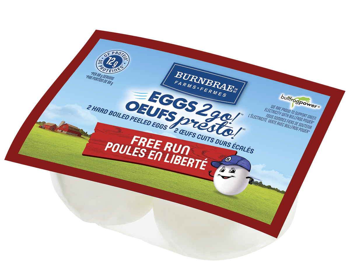 EGGS2go! Free Run Hard Boiled Snack Pack