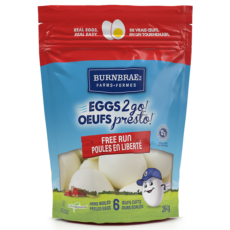 EGGS2go! Free Run Hard Boiled 6 Pack Pouch
