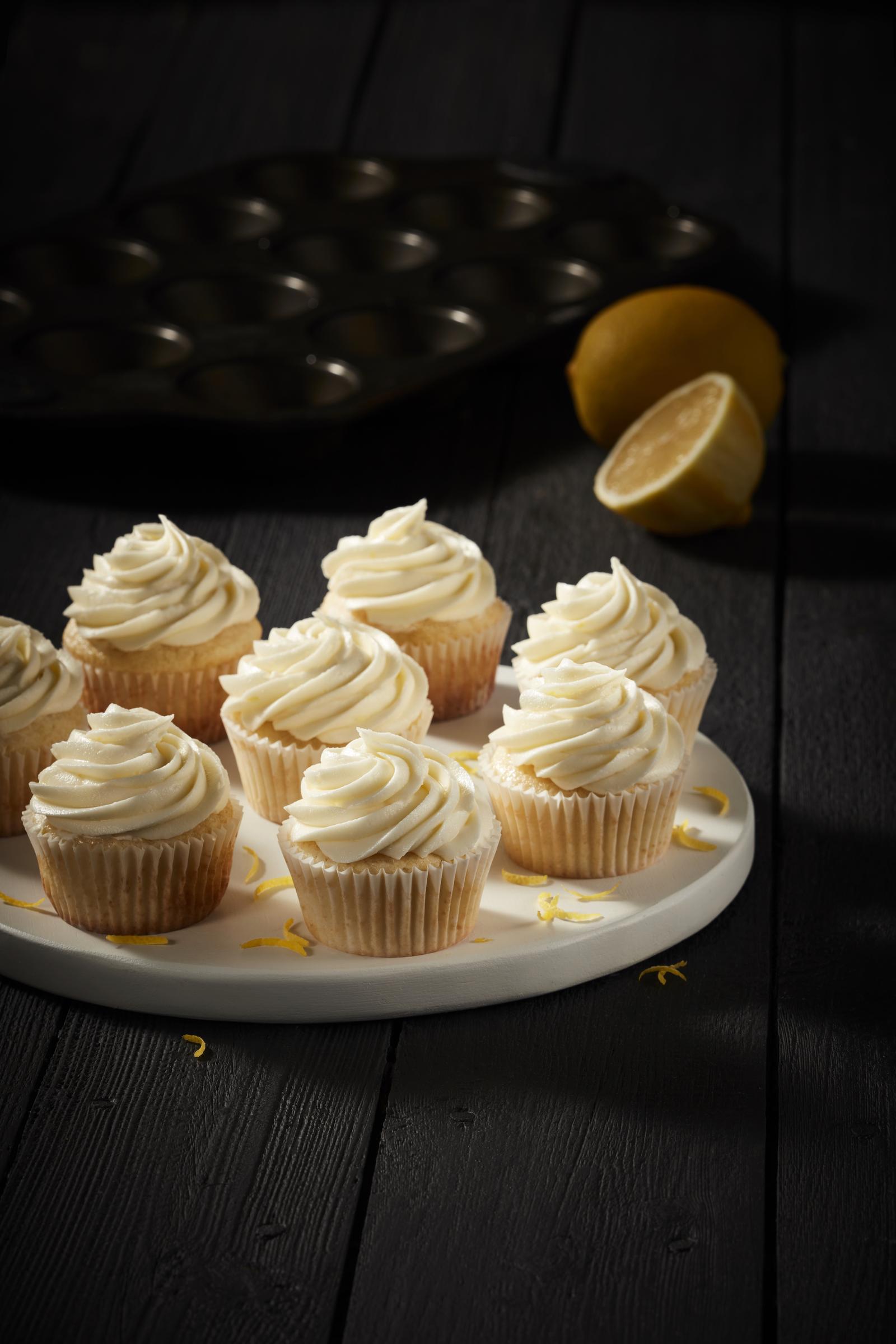 Lemon Goat Cheese Cupcakes