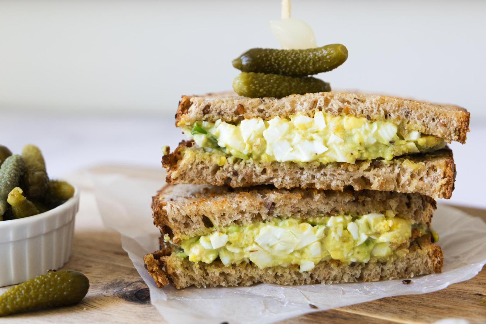 Chopped Egg Salad Sandwich
