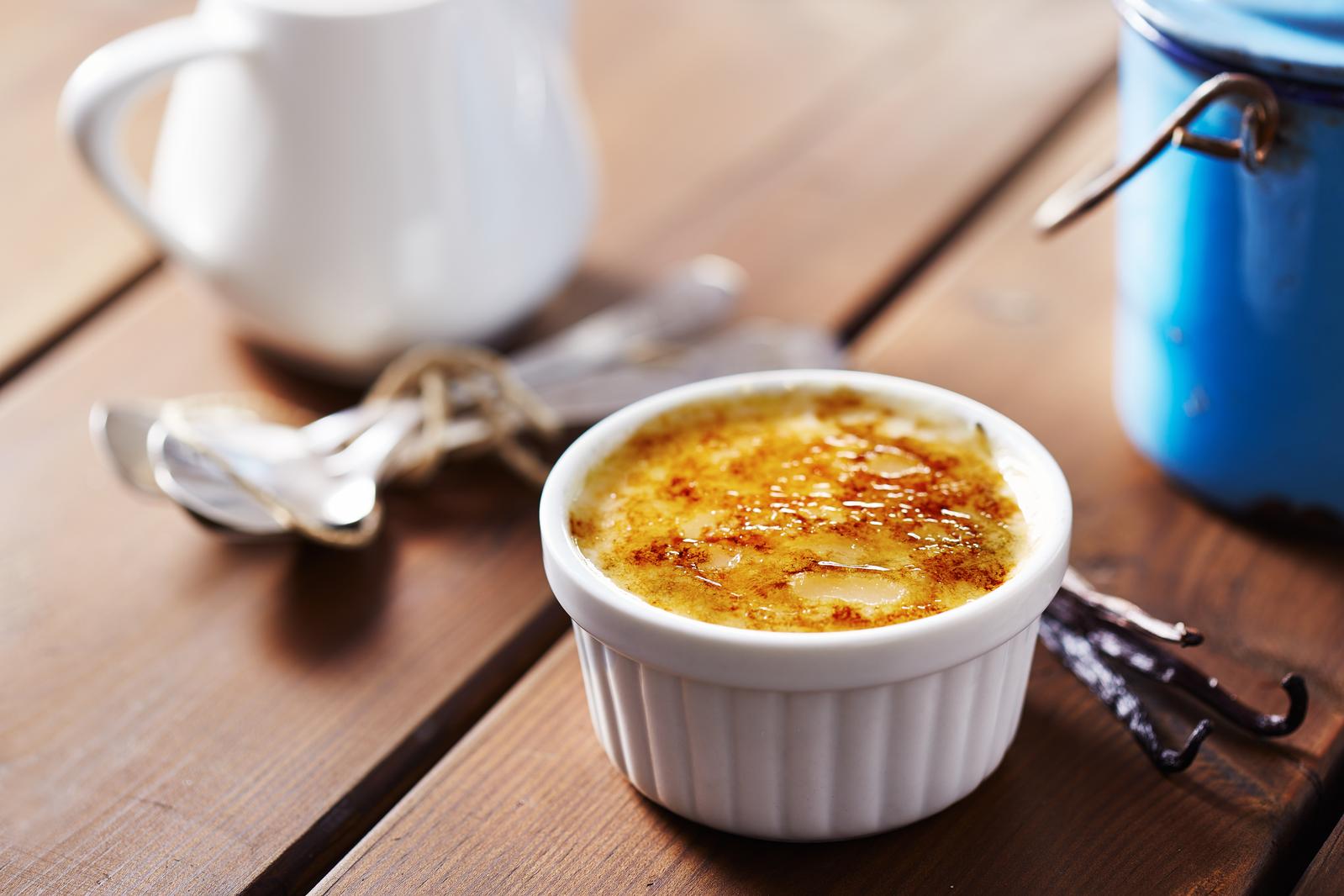 Tangerine Almond Crème Brûlée