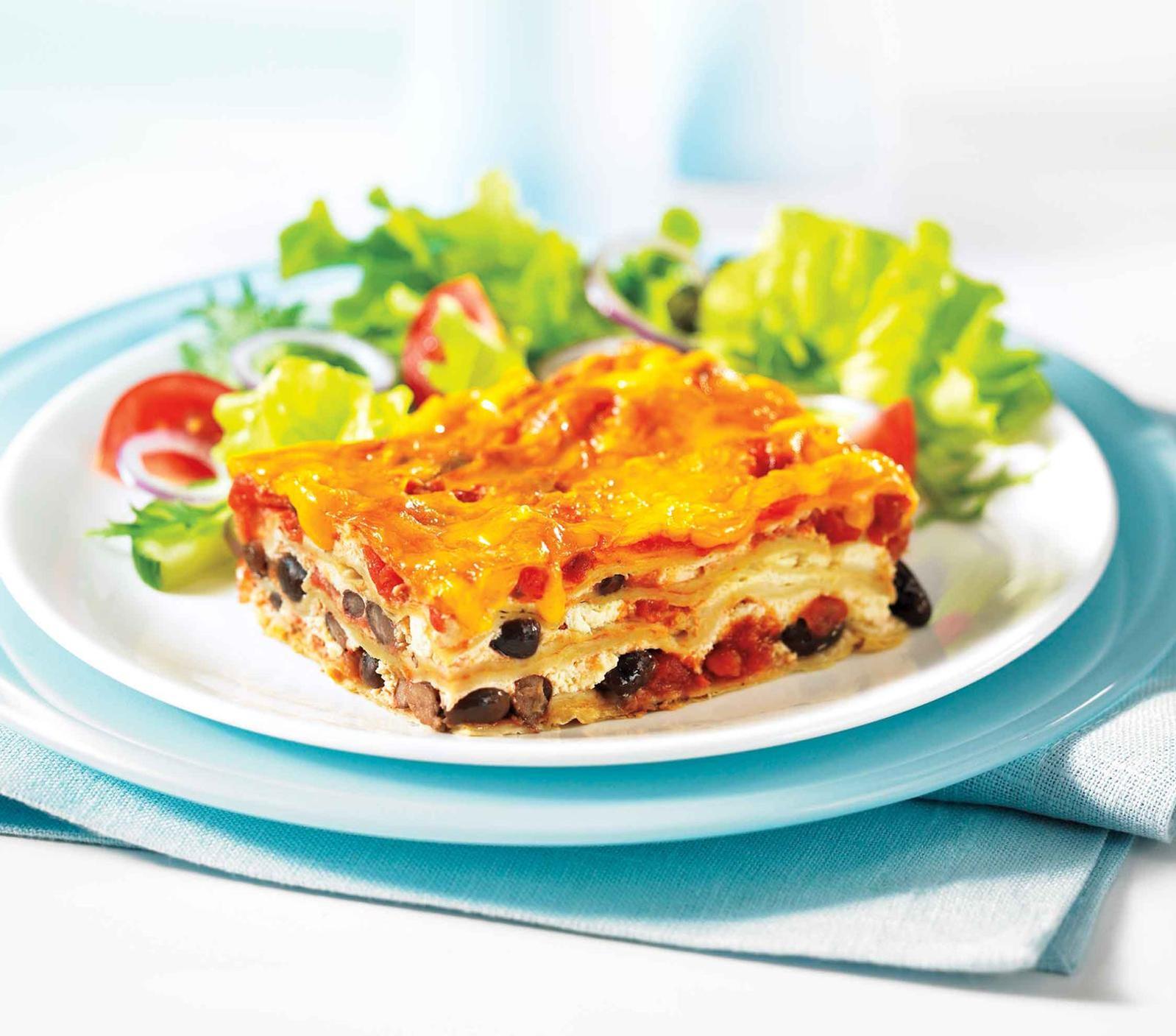 Easy Cheesy Egg and Tortilla Bake