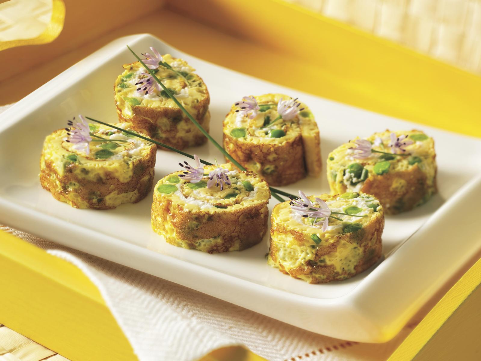 Elegant Egg Pinwheels