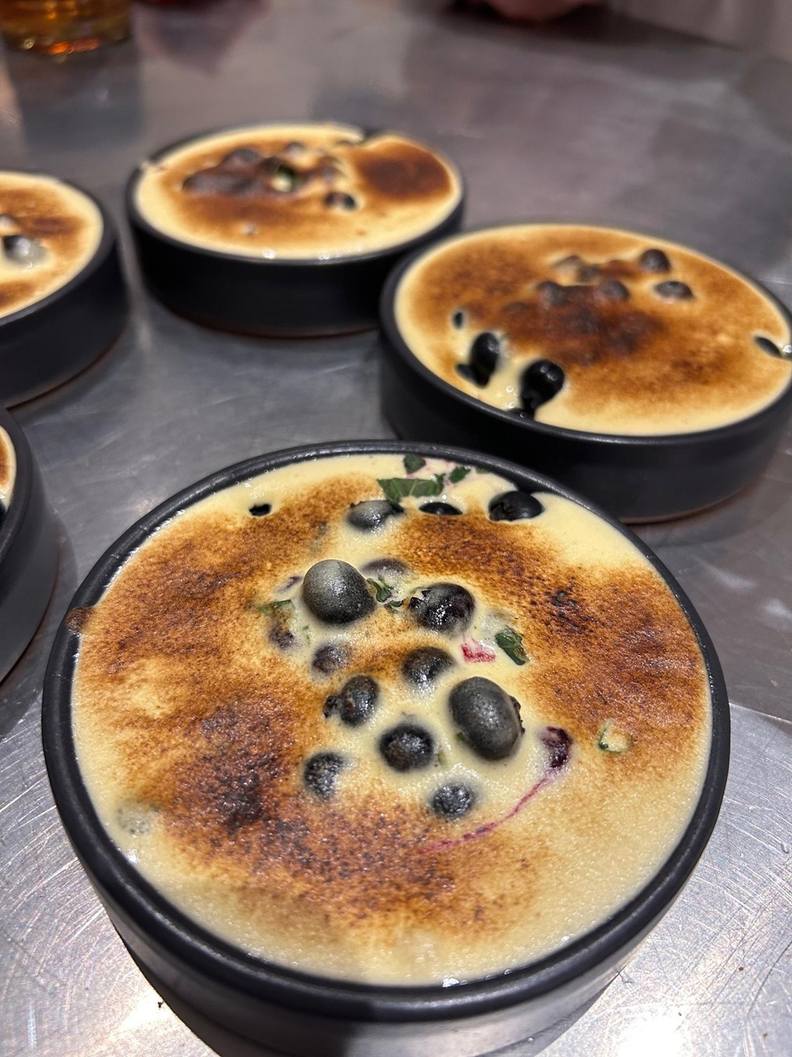 Blueberry & Maple Gratin created by Chef Amine Laabi