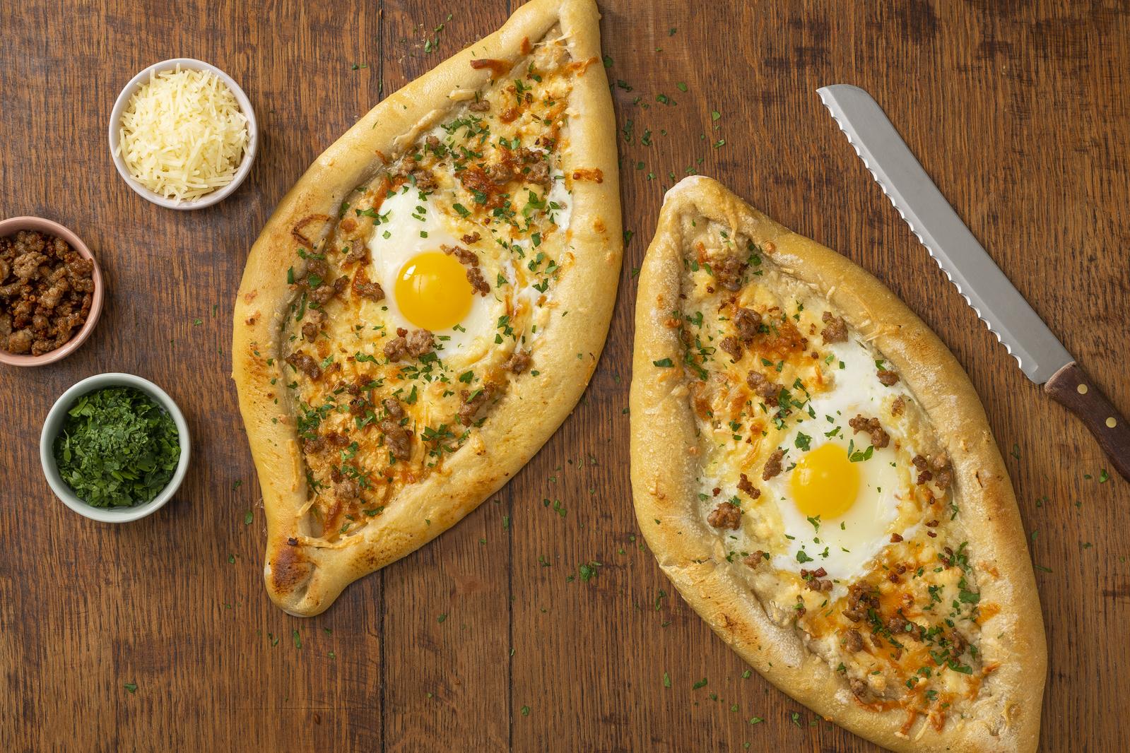 Three-Cheese Khachapuri